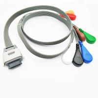 China Biomedical 7 Leads Holter ECG Cable Insulated Resistance 0.85m Cable Length for sale