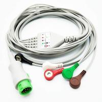 China 5 Leads Snap AHA ECG Cables And Leadwires TPU Mindray Datascope Compatible for sale