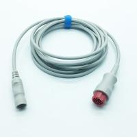 China Mindray Compatible IBP Cable B Raun Connector 4mm Diameter CE/ISO13485 Approval for sale
