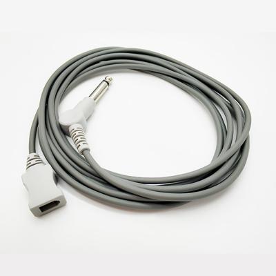 China Temperature Adapter Male Plug Connector Straight Cable 3M Length YSI Compatible for sale
