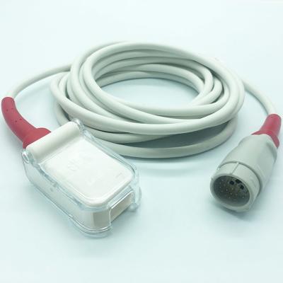 China Reusable Monitor SPO2 Sensor Probes Adult Finger 3 Meter 19 Pin For for sale