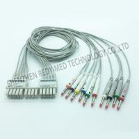China Banana Plug TPU 10 Leads 0.47lb Holter ECG Cable for sale
