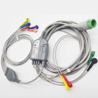 China MDT Physio Control Snap Connector Proximal 10 Lead Ecg Cables for sale