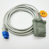 China Reusable GE Adult Soft Tip DB 9 Pin SPO2 Sensor Cable for sale