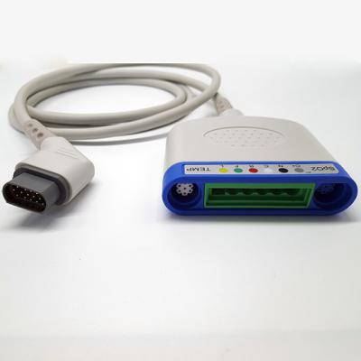 China Drager Siemens Multimed Pod 16 Pin TPU 6 Lead Ecg Cable for sale