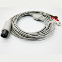 China IEC 3m AHA GE ECG Cables And Leadwires With Snap for sale