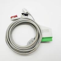 China 12 Pin AHA 4mm Nihon Kohden 3 ECG Leads Grabber for sale