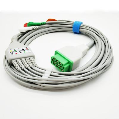 China 11 Pin TPU GE Marquette ECG Cables And Leadwires for sale