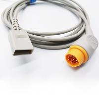 China TPU 3.0m Utah Transducer 10 Pin Siemens IBP Cable for sale