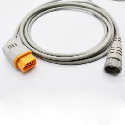 China Mindray Patient Monitor Nihon Kohden To Argon IBP Cable for sale