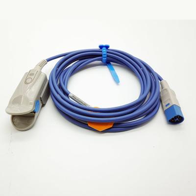 China PH HP Reusable 3.0m Length TPU Monitor SPO2 Sensor 8 pin for sale