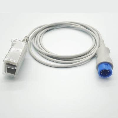 China Mindray T8 T5 Nellco Module SpO2 Extension Cable TPU Jacket for sale