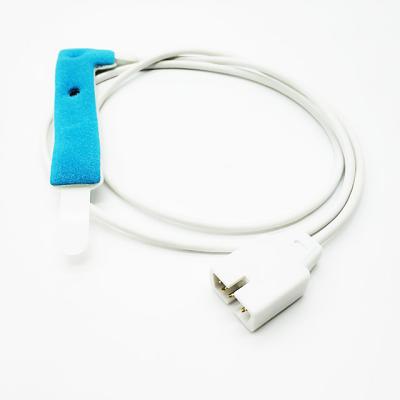 China Nellco TPU 7 Pin  0.9m Disposable adult/neonatal Spo2 Sensor with blue spong for sale
