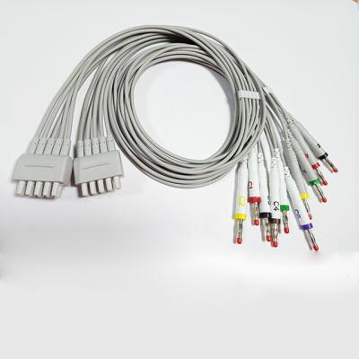 China GE Healthcare EKG Leadwire Cables 10 Leads Banana Connector for sale