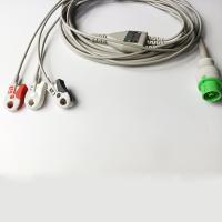 China 5 Lead IEC Clip Mindray Datascope ECG Cable For Fukuda Denshi Monitors for sale