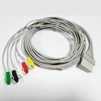 China 2.6mm 5 Leadwires 7PIN Female Connector ECG Cable For Schiller for sale