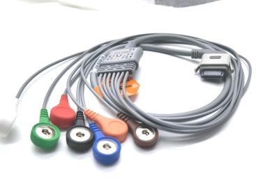 China Biomedical BI9800 Holter ECG Cable 7 Leads TPU AHA for sale