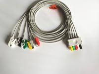 China IEC AHA 1.2m Length ECG Clip Leadwires Siemens Drager 3/5 for sale
