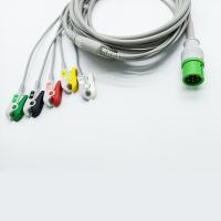 China 7 PIN 5 Leads TPU ECG Cable Grabber IEC Standard 230400005 for sale
