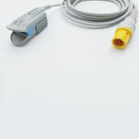 China 3.0m Cable Adult Finger Clip Monitor Spo2 Sensor 6 PIN No Sterile for sale
