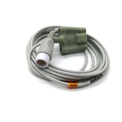 China Adult 12Pin Medical SpO2 Sensor 3m cable For Comen C30 C50 C80 C90 for sale