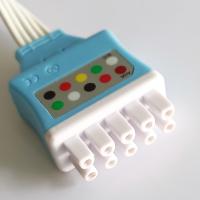 China PVC Patient Cable For Ecg Machine , Compatible GE Healthcare Ecg Electrode Cable for sale