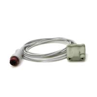 China Encrypted Probe Monitor Spo2 Sensor No Sterile 9 PIN Brown Adult Biolight S12 for sale