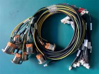 China 24V Yellow Green 800mm Pdu- Switch Machine Key Cable Wire Harness For Industrial Control Systems for sale