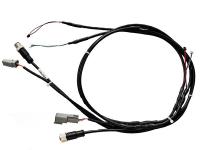 China UL2517 PVC UL1061 28AWG TPE-E Black 300V M12 Connector Cable Wire Harness With M12 Connector for sale