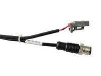 China UL2517 PVC UL1061 28AWG TPE-E Black 300V M12 Connector Cable Wire Harness With M12 Connector for sale