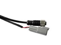 China UL2517 PVC UL1061 28AWG TPE-E Black 300V M12 Connector Cable Wire Harness With M12 Connector for sale