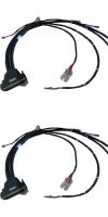 China 50PIN D-Sub CONN Black Multiconnector Medical Wiring Solution For Multiple Interface Support for sale