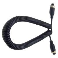 China OEM OEM Medical Wire Harness Spring Wire Cable M12 Aviation Female Connector Medical Device for sale