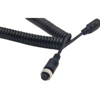 China OEM OEM Medical Wire Harness Spring Wire Cable M12 Aviation Female Connector Medical Device for sale