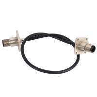 China 8 Pin Black Customized Industrial Wire Harness Communication Anti Interference Metallic Shield for sale