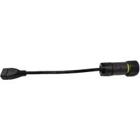China High Speed Data Transmission Female Industrial Wire Harness USB Aviation Connector 300V for sale