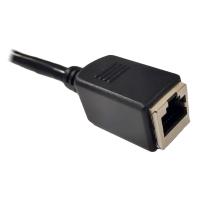 China Anti-Interference CAT6 Industrial Wire Harness RJ45 Aviation Connector Female for sale