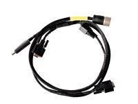 China Yellow Green Industrial Wire Harness Wiring Twisted Braided For Surveying Equipment for sale