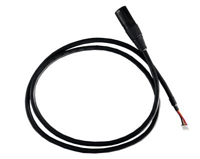 China Straight Headed Three Core Electric Wire Harness Cable With Plastic Case 1100mm for sale