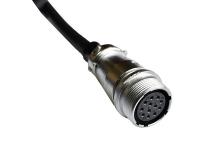 China 12PIN 14PIN Industrial Wire Harness Straight Plug Welded Sheath Plug 500V UL2464 for sale