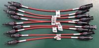 China 300mm 1500V DC Power PV Cable Harness Low Loss High Frequency Transmission for sale