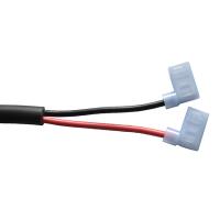 China 300V IP67 UL2464 UV Resistant Insulated Cable Plug Black 500mm PV Cable Connection for sale