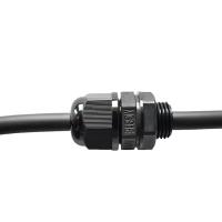 China 300V IP67 UL2464 UV Resistant Insulated Cable Plug Black 500mm PV Cable Connection for sale
