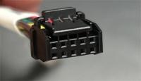 China Plastic Shell PVC Insulated 3*5P Double Row 12V Trolley Key Battery Harness For Urban Rail Transit for sale