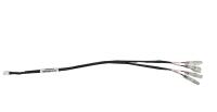 China UL1007 24AWG Electronic Wiring Harness 100mm Sheath Insulated 4 PIN Wire Harness for sale