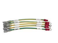 China RV 2.5MM² yellow-green 100MM Insulated Electronic Wiring Harness Socket PE for sale