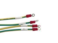 China RV 2.5MM² yellow-green 100MM Insulated Electronic Wiring Harness Socket PE for sale