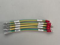 China RV 2.5MM² yellow-green 100MM Insulated Electronic Wiring Harness Socket PE for sale