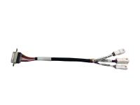 China 24AWG DB26 Electronic Wiring Harness Three Rows Rivet End Driver Plate 200MM Ul1007 Cable for sale