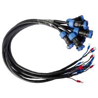 China Customized Length And Color Manipulator 12V Power Supply Harness Aviation Socket for sale